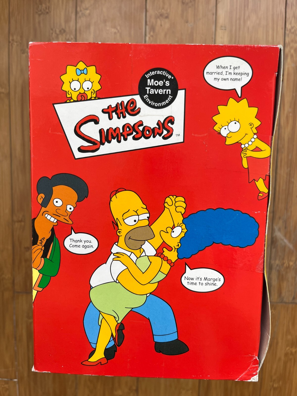 WOS PLAYMATES INTERACTIVE THE SIMPSONS ENVIRONMENT MOES TAVERN FIGURE ...
