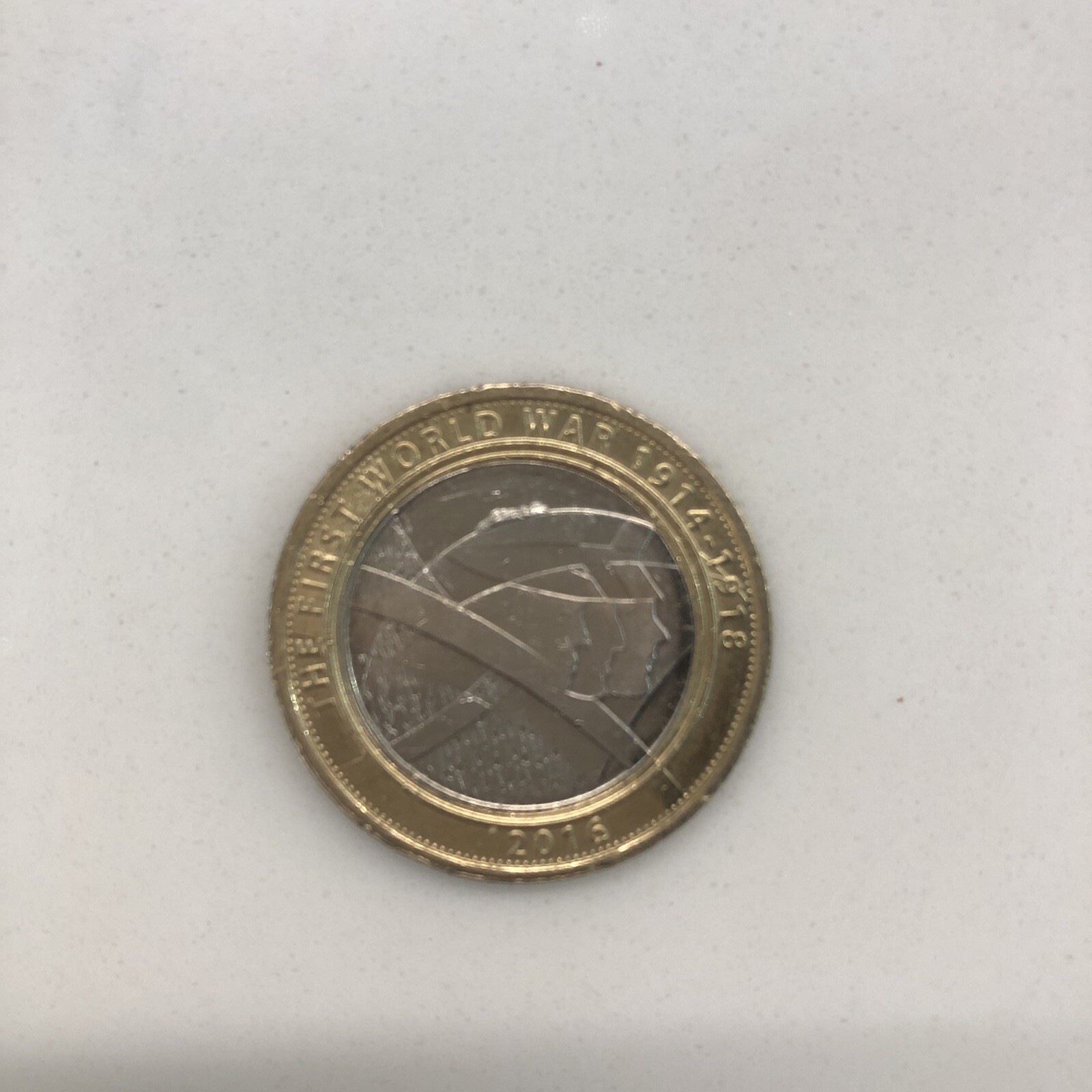 The First World War Rare 2 Pound Coin 1914 - 1918 2016 edition rare £2 ...