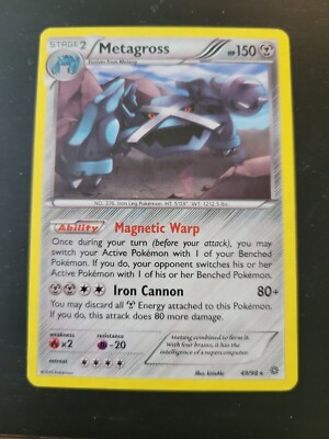 Pokemon TCG Card 2015 Ancient Origins - Metagross 49/98 Holo | eBay