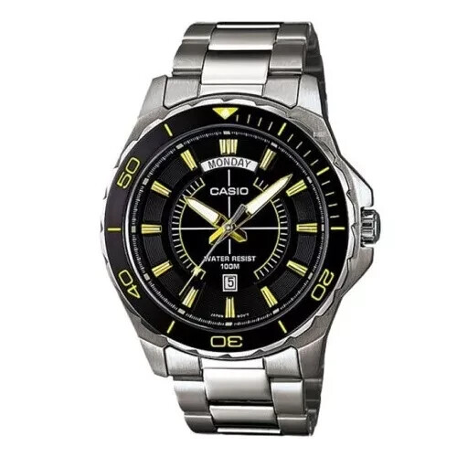 CASIO Men's Wrist Watch MTD-1076D-1A9 | 100M Water Resistance ...