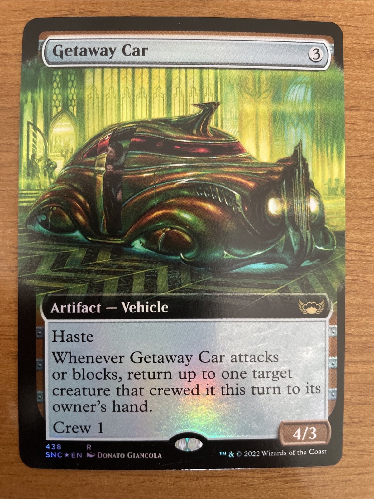 x1 Getaway Car - Foil - Extended Art R MTG Streets of New Capenna M/NM ...
