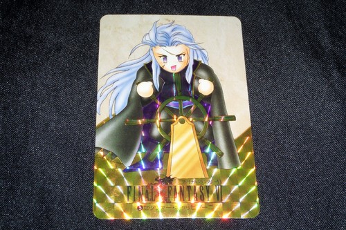 Final Fantasy VI 6 (III 3) Carddass Trading Card Foil Prism Setzer | eBay