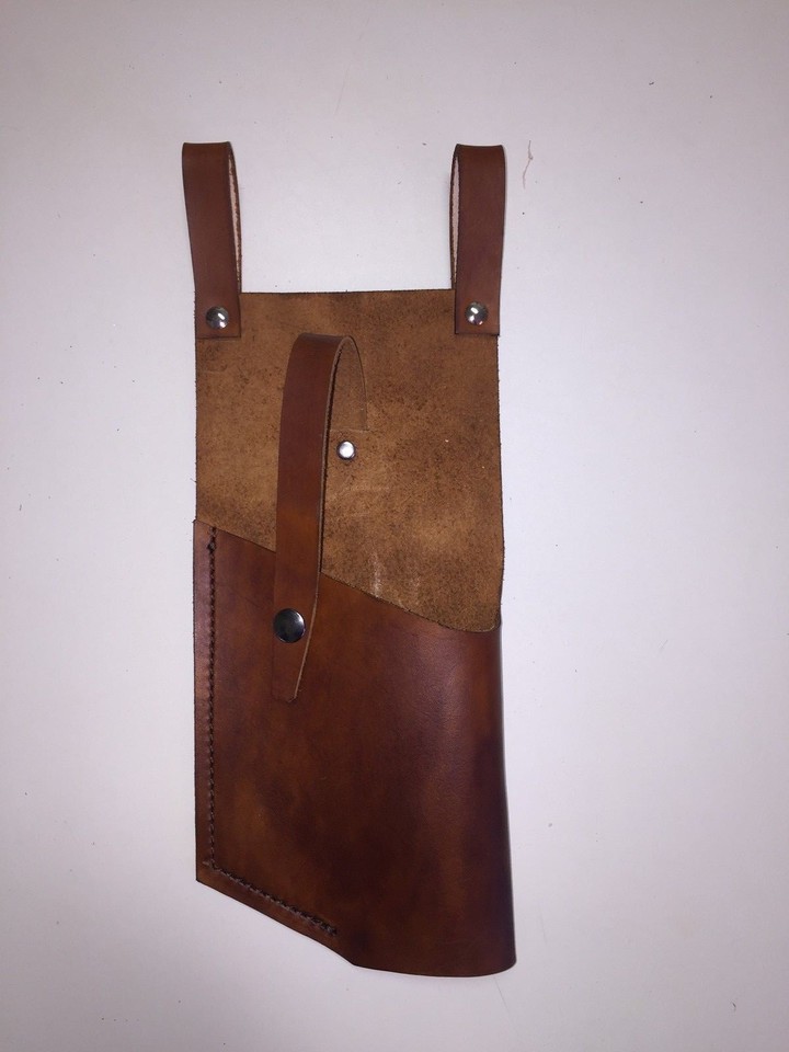 Star Wars Brown Leather DH-17 HOLSTER Rebel Fleet Trooper costume prop ...