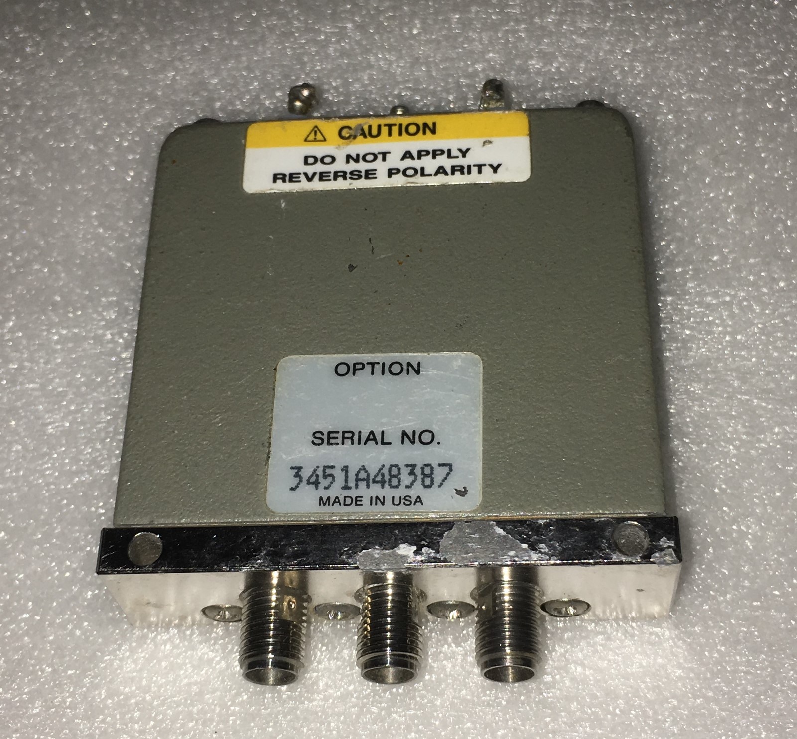 Used HP 33311A Coaxial Switch DC to 4 GHz +24V SMA Free Shipping | eBay