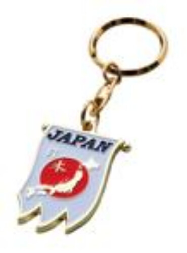 Japanese Key Ring Japan Chain Holder NETSUKE Nippon Banner Flag K0030 ...