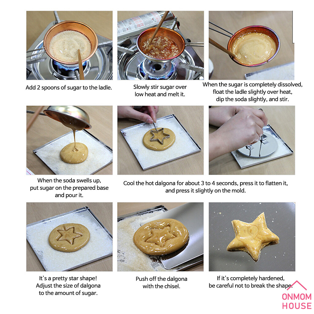 Hanil Stainless Dalgona Making Set Extra Ladle High Quality Korean | eBay