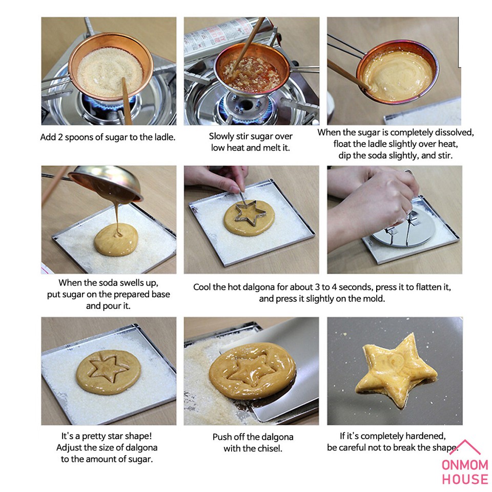 Hanil Stainless Dalgona Making Set Extra Ladle High Quality Korean | eBay