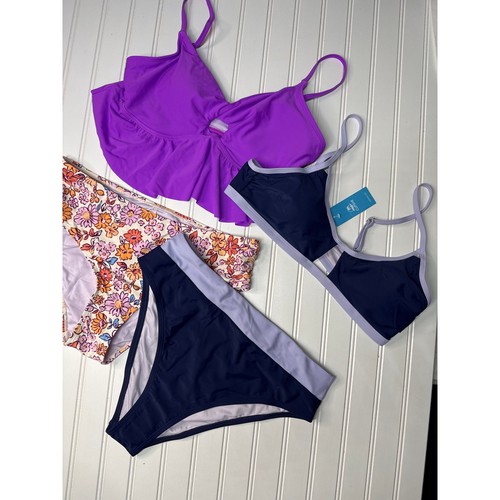 NWT Cupshe Two Piece Bikini Swimsuit Bralette Cheeky Bathingsuit BUNDLE ...