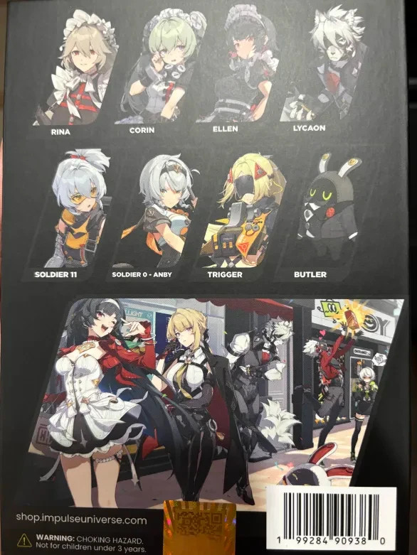 Zenless Zone Zero SILVER Soldier 0 Anby Metal Card LIMITED Anime ...