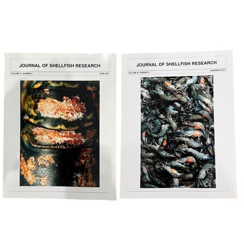 Journal of Shellfish Research Vol 31 Number 2 2012 and Volume 33 3 2014 ...