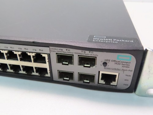 HPE OFFICECONNECT 1920 JG928A 48-PORT GIGABIT MANAGED POE+ ETHERNET ...