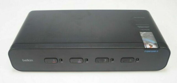 Belkin F1DN104W-3 KVM Switch Box - Black online kaufen | eBay