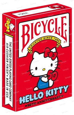 Bicycle Sanrio Hello Kitty 50th Anniversary Playing Cards / Trump ...