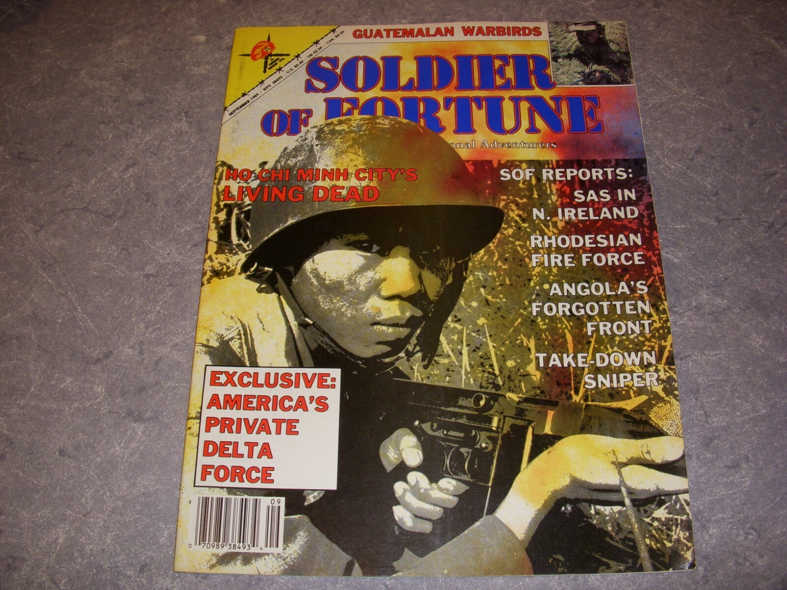 SOLDIER OF FORTUNE SOF Magazine, SEPTEMBER 1989, AMERICA'S PRIVATE ...