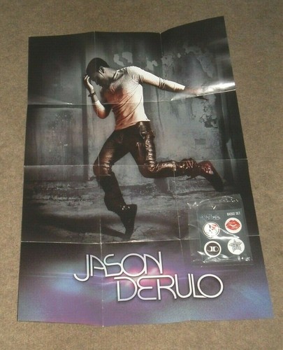 Jason Derulo pin badges x 4 + Wall Pop Poster | eBay UK