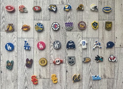 California Sports teams Charms compatible with crocs /Straw Toppers | eBay