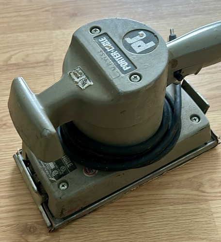 PORTER CABLE MODEL 505 MADE IN THE USA 2.3 AMP 1/2” SHEET FINISHING ...
