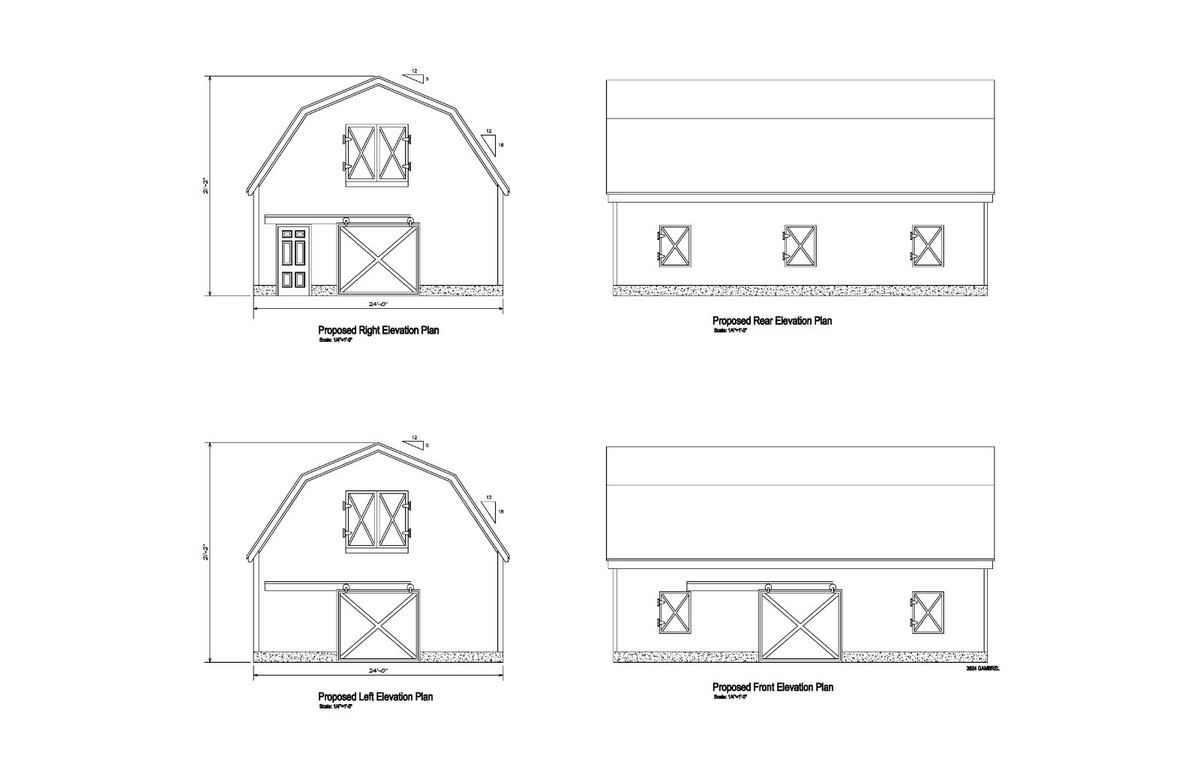 16x20 Gambrel Barn Plans 10x10 Barn Shed Plan Perfect For All Your