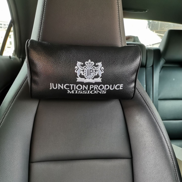 2x JP JUNCTION PRODUCE VIP Style JDM Car Neck Pillow Headrest Rest ...