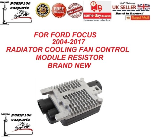 FOR FORD FOCUS 2004-2017 RADIATOR COOLING FAN CONTROL MODULE RESISTOR ...