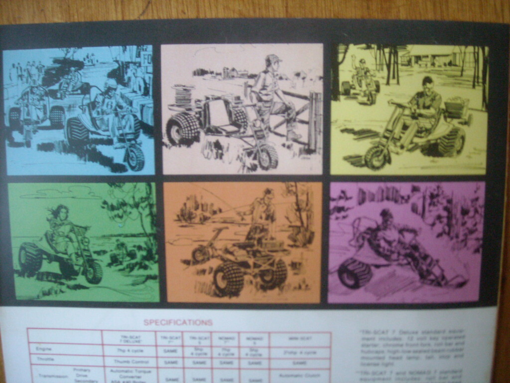 1972 Vintage SNOWCO ATV Motorcycle Brochure Snowmobile Trike | eBay