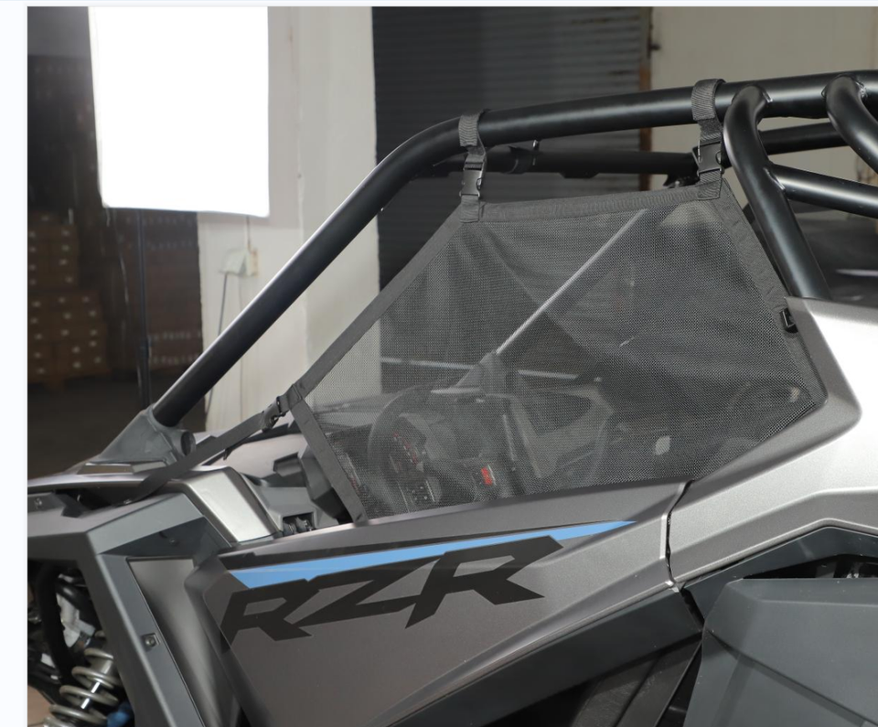 For Polaris RZR PRO XP UTV 2021+ Window Net Roll Cage Net Guard Mesh ...