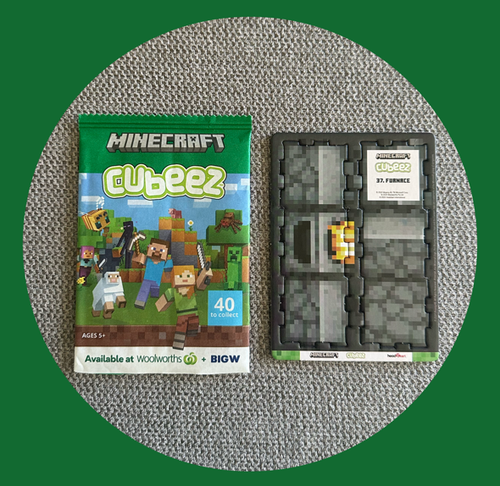 Minecraft Cubeez # 37 Furnace Woolworths Collectables Crafting | eBay