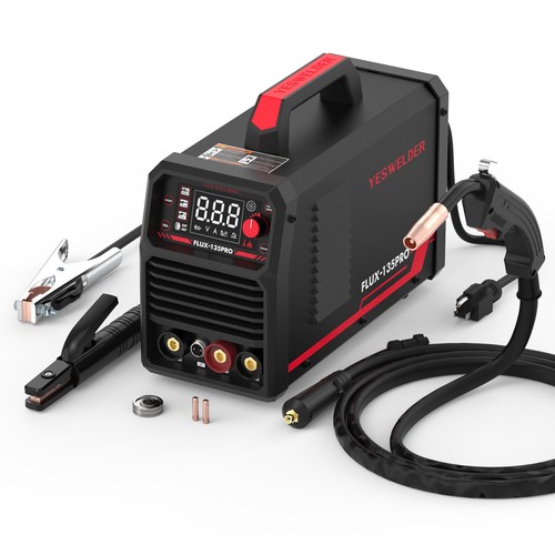 Flux Core MIG Welder,135A Gasless IGBT Inverter Welding Machine 110V | eBay