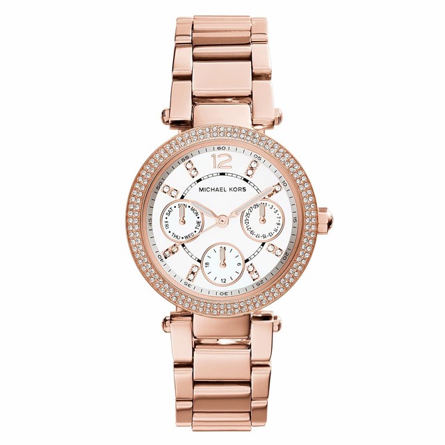 Michael Kors MK5616 Parker 33mm Ladie's Gold Watch for sale online | eBay
