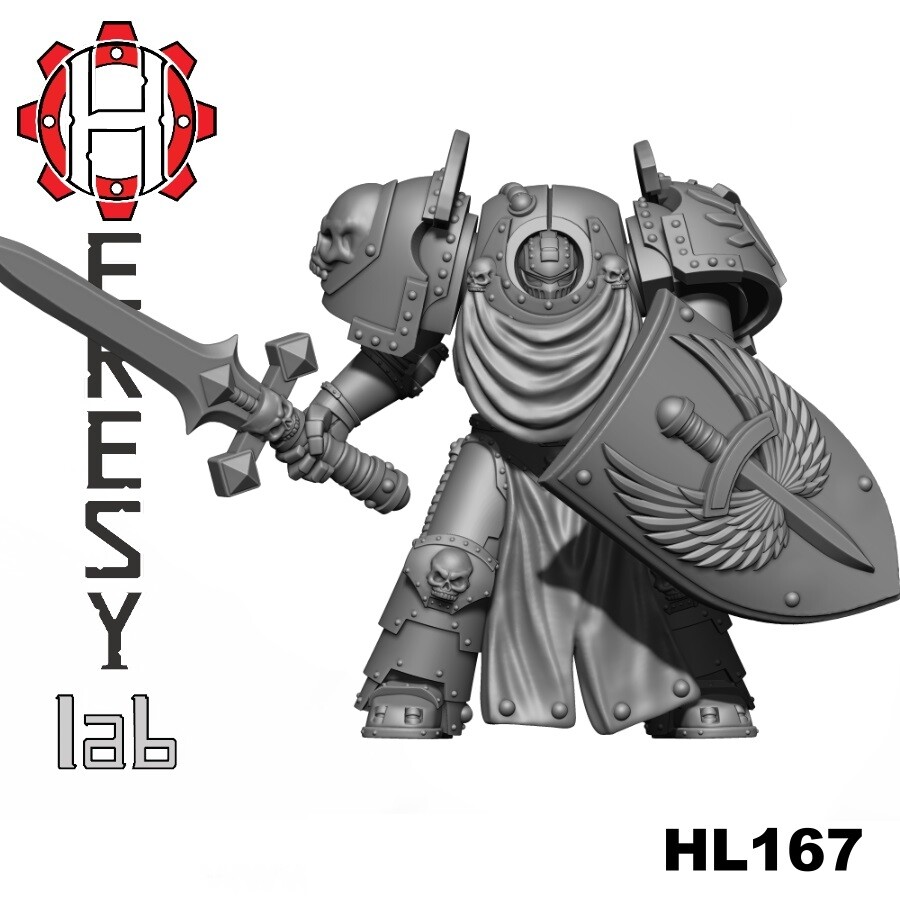 Heresy Lab Space Marine Erebus Crusaders Terminator Armor Squad 28mm ...