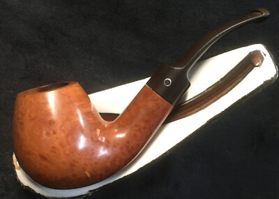 Shalom Estate Pipe 1960s-70s ISRAEL "O" Bent Billiard Tobacco Smoking ...