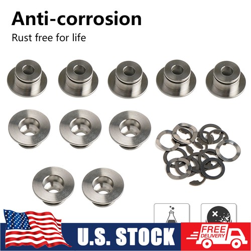 10×Floating Front Brake Disc Rotor Bobbins&Circlip For Honda BMW Suzuki ...