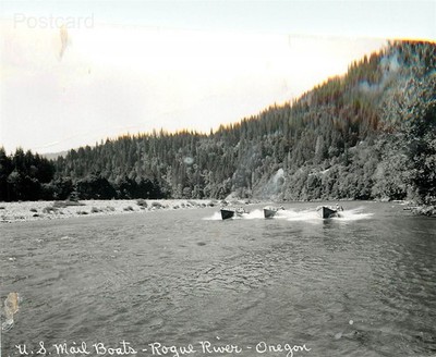 OR, Rogue River, Oregon, US Mail Boats, RPPC | eBay UK