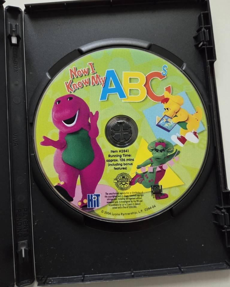 Barney DVD - Now I Know My ABC's 2004 | eBay