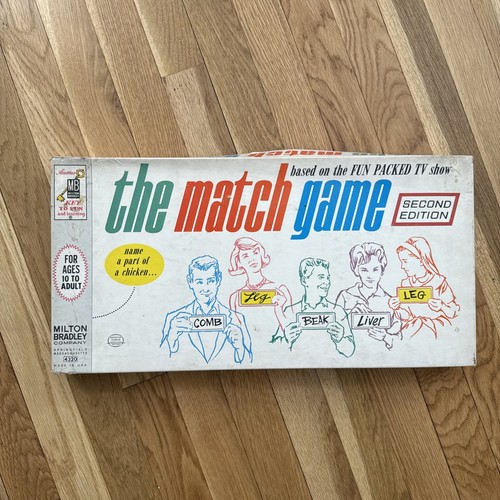 The Matching Game 1963 Second Edition Complete (Excellent Condition ...
