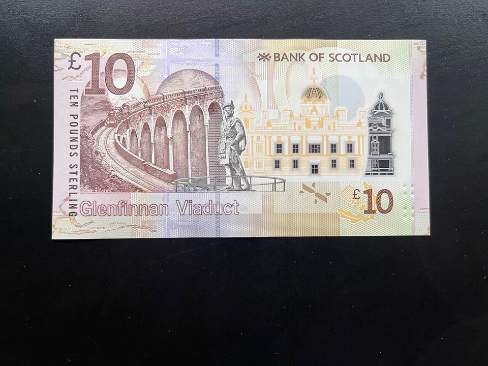 £10 BANK OF SCOTLAND TEN POUNDS 2016 UNC BANKNOTES AA 305198 | eBay UK