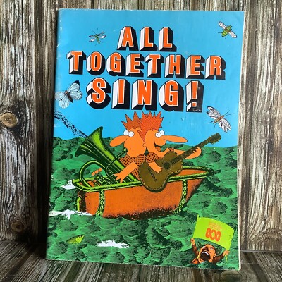 ALL TOGETHER SING SING! ABC TV AUSTRALIAN SHEET MUSIC BOOK VINTAGE ...