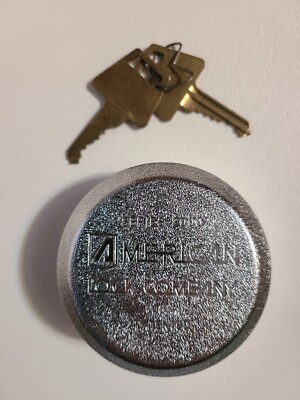 Vintage American Lock Company Series 2000 hardened padlock Box 2 Keys ...