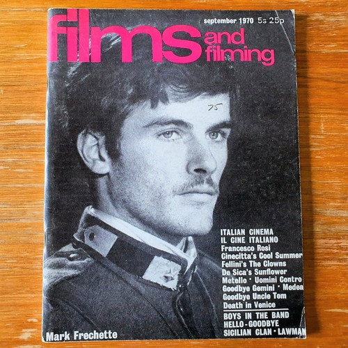 Films And Filming - Vintage Movie Magazine - September 1970 Mark ...