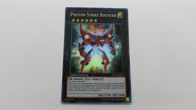 PHOTON STRIKE BOUNZER CT09-EN022 LIMITED EDITION SUPER RARE YUGIOH NM | eBay