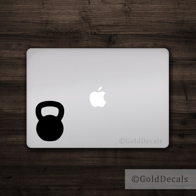 Kettlebell - Vinyl Bumper Sticker Laptop Sticker Window Decal Crossfit ...
