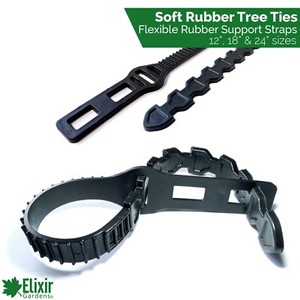 24" / 60cm Super Soft Adjustable Rubber Tree Ties | Shrub & Plant ...
