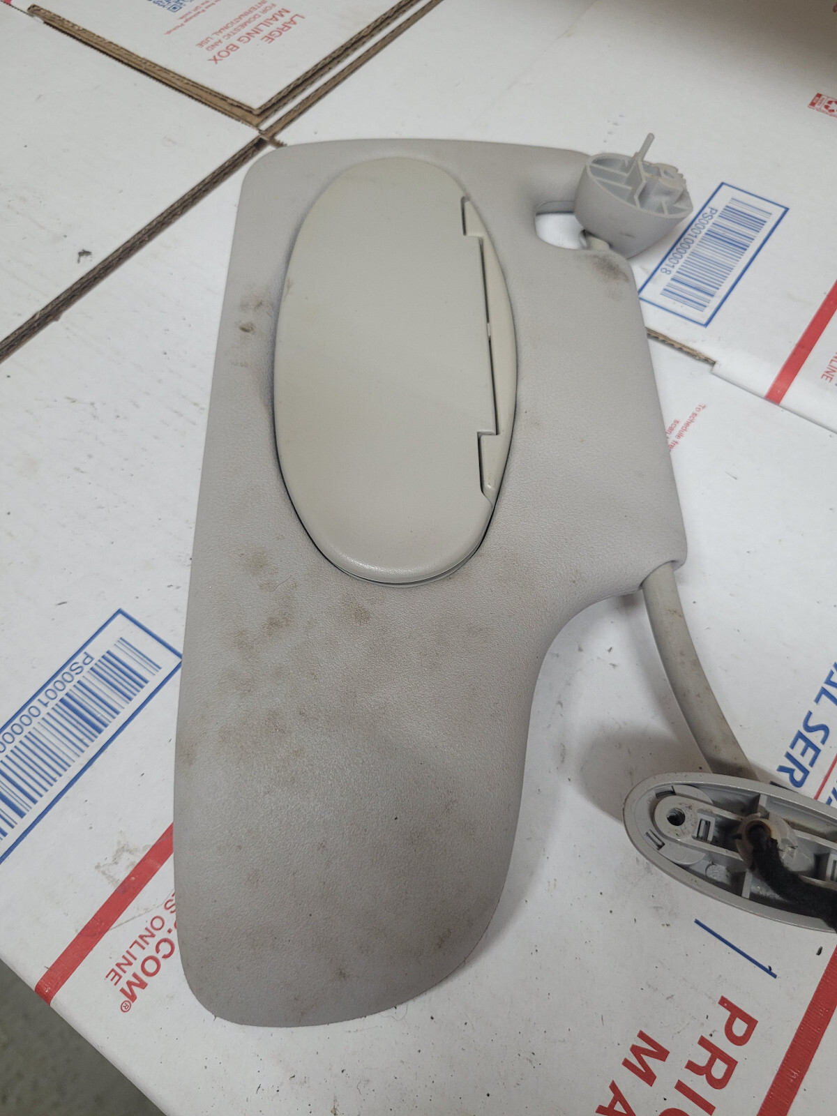 02-06 MINI COOPER S R53 PASSENGER SIDE SUN VISOR W/ VANITY ILLUMINATED ...