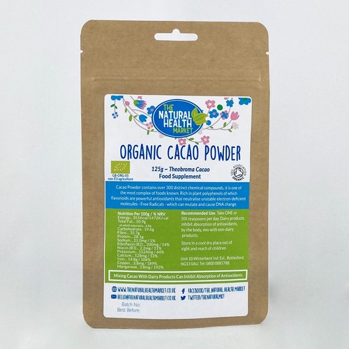 Organic Cacao Powder High Quality 100% Pure Peruvian Cocoa Theobroma ...