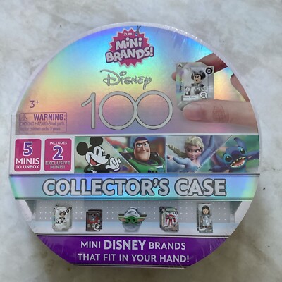 Mini Brands Exclusive Disney 100 Platinum Collectors Case Zuru 5 Minis ...