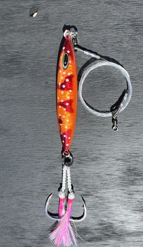 400g Heavy Jig BLUEFIN TUNA Bomb JIGS - Best Red Crab Glow Fully Rigged ...