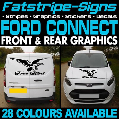 to fit FORD TRANSIT CONNECT GRAPHICS STICKERS STRIPES VAN M SPORT ST ...