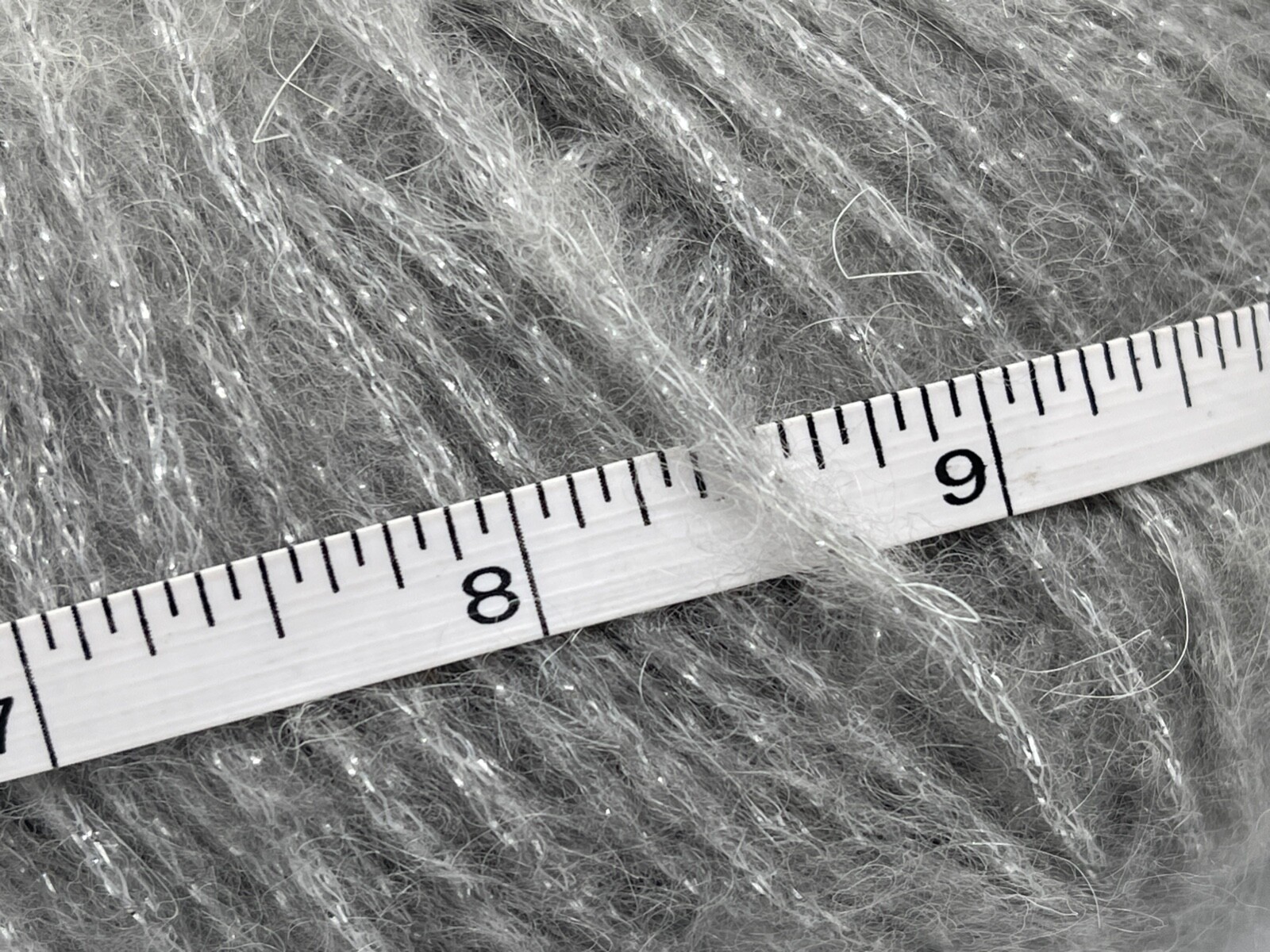 Grey Silver Charm 80736 Ice Yarns DK Mohair Wool Blend Sparkle 50gr ...