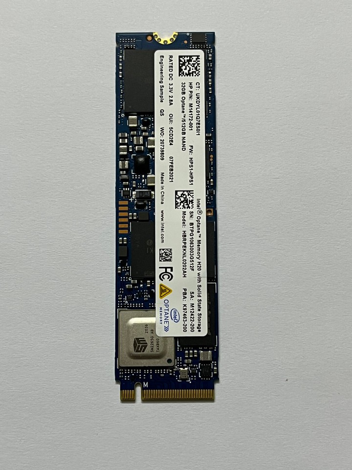 Intel Optane Memory H20 HBRPEKNL0202AH 512GB M.2 2280 NVME SSD 512GB ...