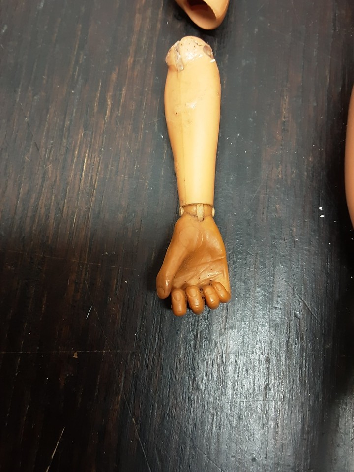 Vintage GI JOE Muscle Body 1975 Hasbro “FOR PARTS” One Forearm & Hand ...
